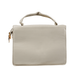 Ivory Luxe Handbag with Golden Twist Clasp and Chain Detail – Zari Villas